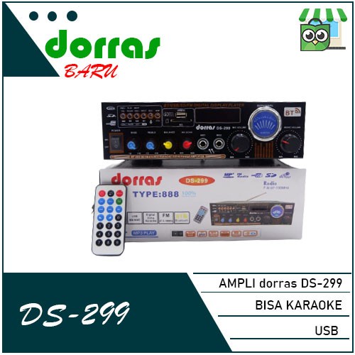 Jual POWER AMPLIFIER DORRAS DS-299 - POWER DORRAS BISA KARAOKE | Shopee Indonesia