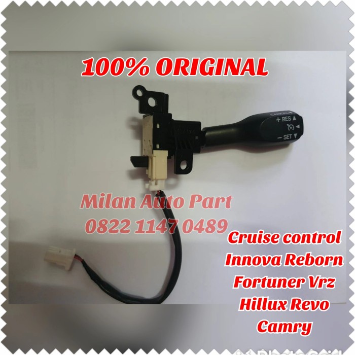 Jual [Original] Cruise Control Innova Reborn Fortuner Vrz Hillux Revo Camry Originall Limited ...