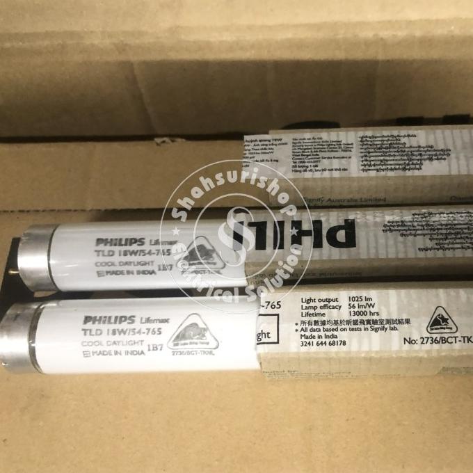 Jual Philips Tl-D Tld 18W/54 18 W Watt Lampu Neon 60 Cm Terbaik ...