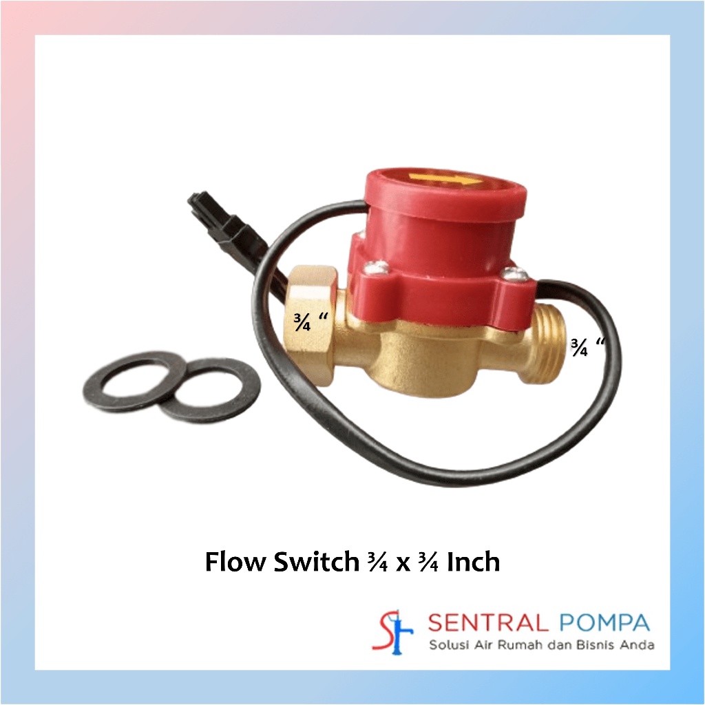 Jual Flow Switch 3/4 X 3/4 Inch Otomatis Pompa 3/4" | Sentral Pompa ...