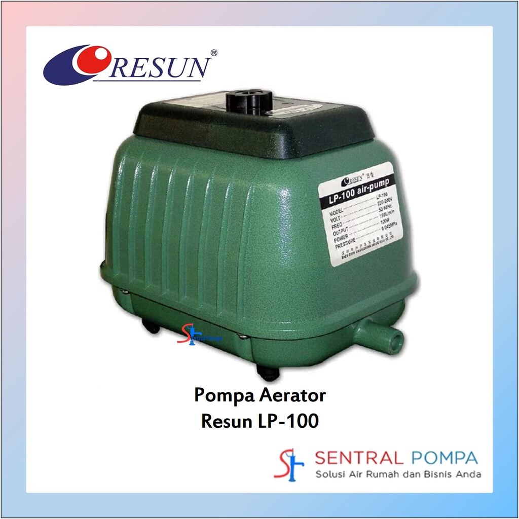 Jual RESUN LP 100 / LP100 Air Pump / Pompa Udara / Airator / Aerator ...