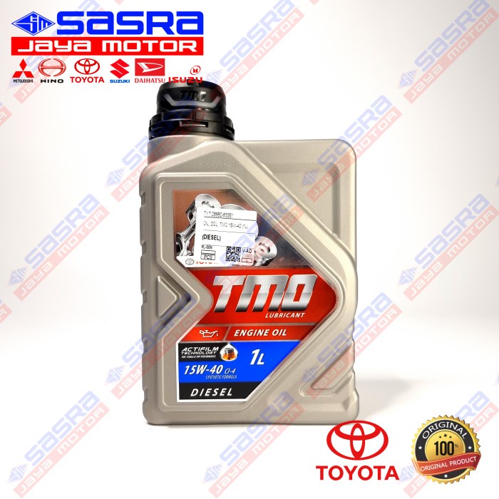 Jual Oli Mesin Diesel TMO (TOYOTA MOTOR OIL) 15W-40 CI-4 (1 Liter ...