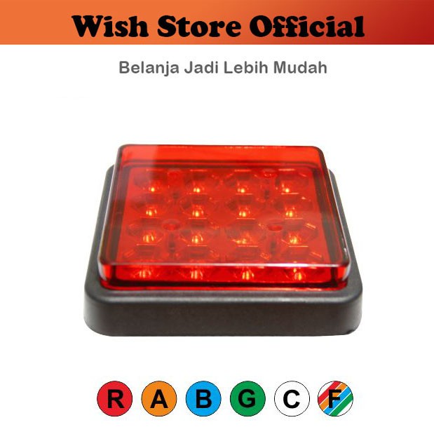 Jual Lampu Samping /Fender Side Lamp/Bak Box Atap Bis Bus Truk Led Dny 009 Star | Shopee Indonesia