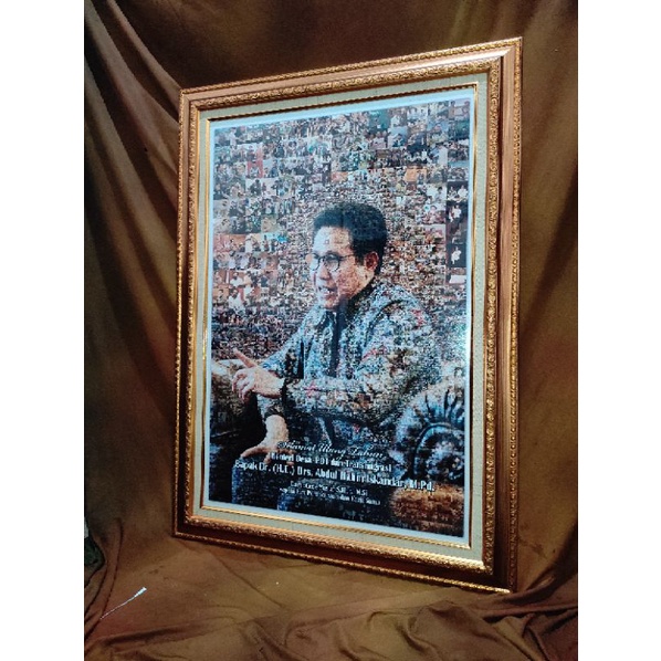 Jual Mozaik Foto ukuran A0 [Frame Ukir Double List] | Shopee Indonesia