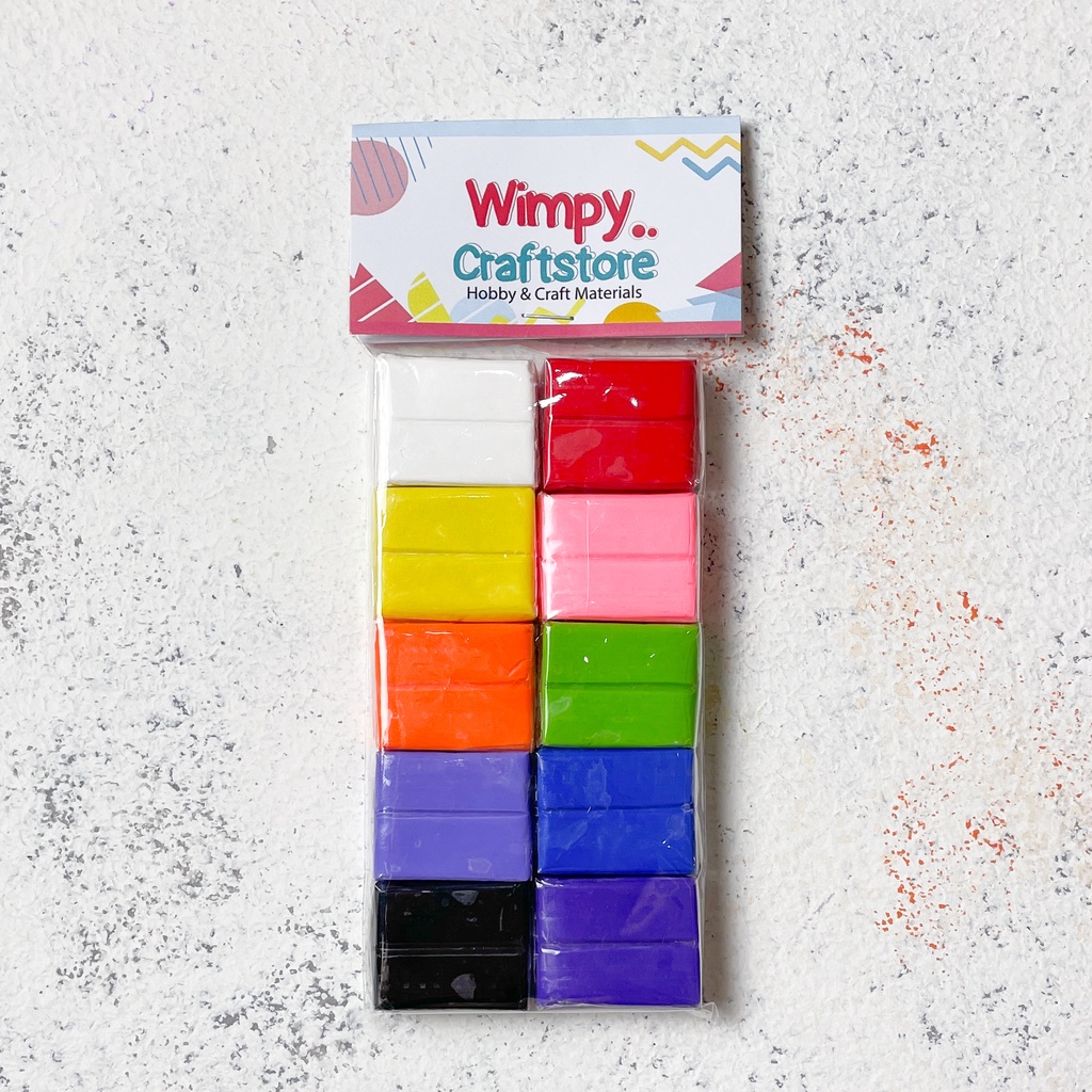 Jual Polymer Clay Set Wimpy Tanah Liat Plastisin Sculpting Clay ...