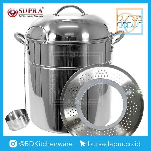 Jual Panci Supra Stainless Bakso Malang 30Qt Langseng Baso Tinggi Tebal ...
