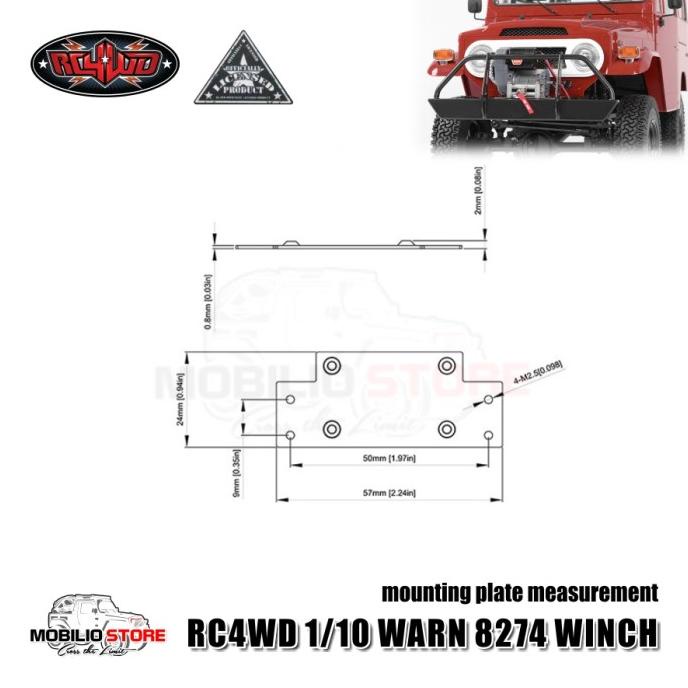 Jual RC4WD 1/10 WARN 8274 Licensed Winch RC Upgrade Part Crawler ...