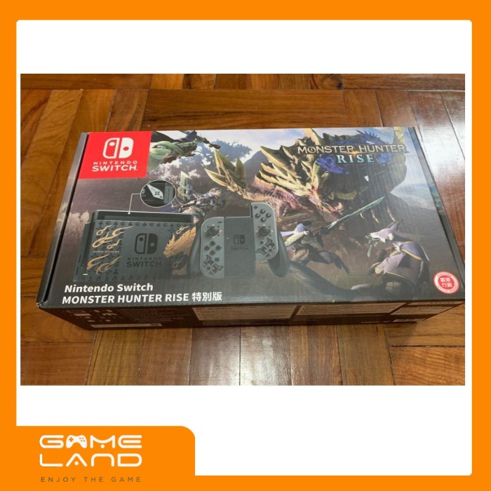 Jual Nintendo Switch console Gen 2 V2 Monster Hunter Rise Special ...