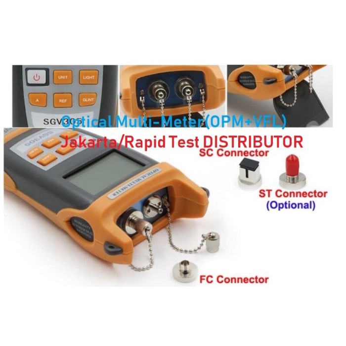 Jual Promo Optical Multi Meter (Optic Power Meter/Opm+Vfl) Fiber Optik ...