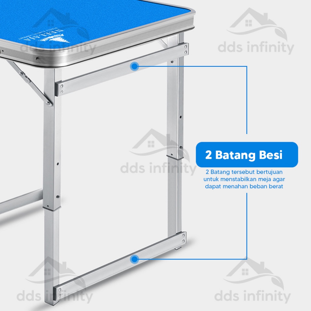 Jual Meja Lipat Koper Meja Portable Travel Serbaguna Hpl Meja Kaki Kotak Meja Jualan Bazar ...