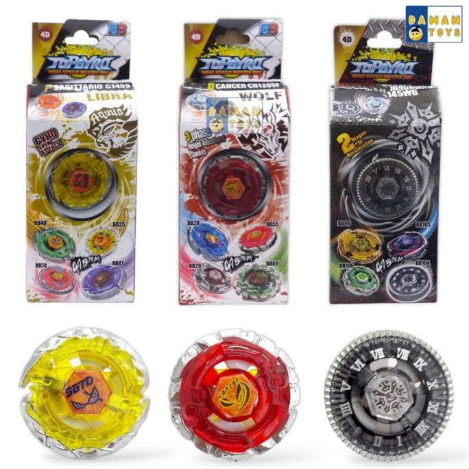Jual Mainan Gangsing Beyblade Launcher Metal Fusion Fight Master 4D ...