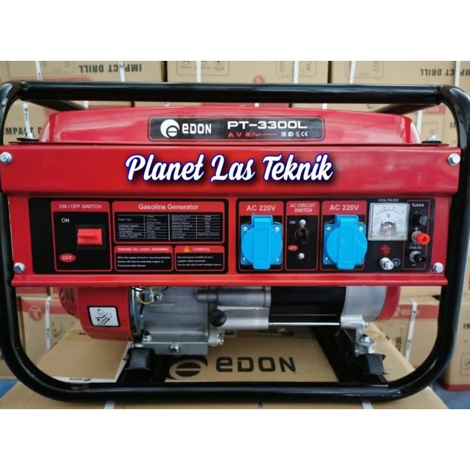 Jual Jual Murah GENSET Edon 3000Watt EDON PT3300L Gasoline Generator ...