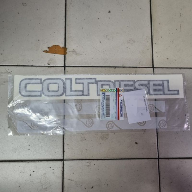Jual STICKER STIKER EMBLEM COLT DIESEL MITSUBISHI CANTER ORIGINAL ...