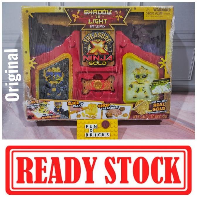 Jual Treasure X Ninja Gold Shadow vs Light Battle Pack | Shopee Indonesia