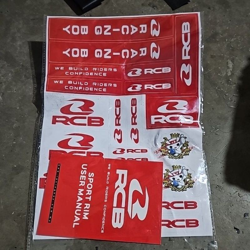 Jual STIKER RCB 1 SET SESUAI IKLAN | Shopee Indonesia