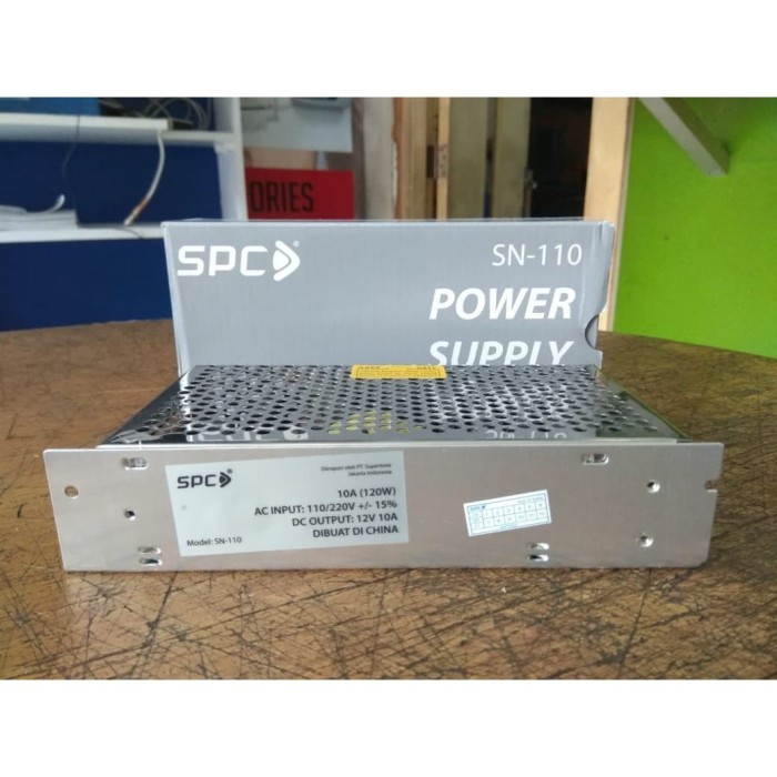 Jual PSU SPC / POWER SUPPLY CCTV SPC 12V 10A JARING | Shopee Indonesia