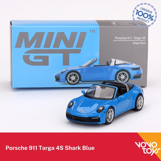 Jual MiniGT 610 Porsche 911 Targa 4S Shark Blue Mini GT | Shopee Indonesia