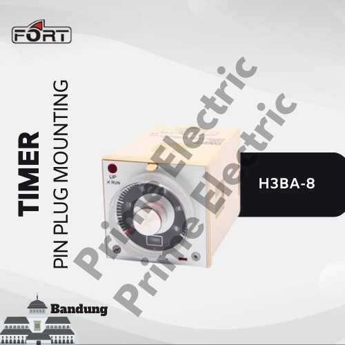 Jual Timer H3BA-8 24-240VAC DC MERK FORT Bukan Omron Pin Plug Saklar ...