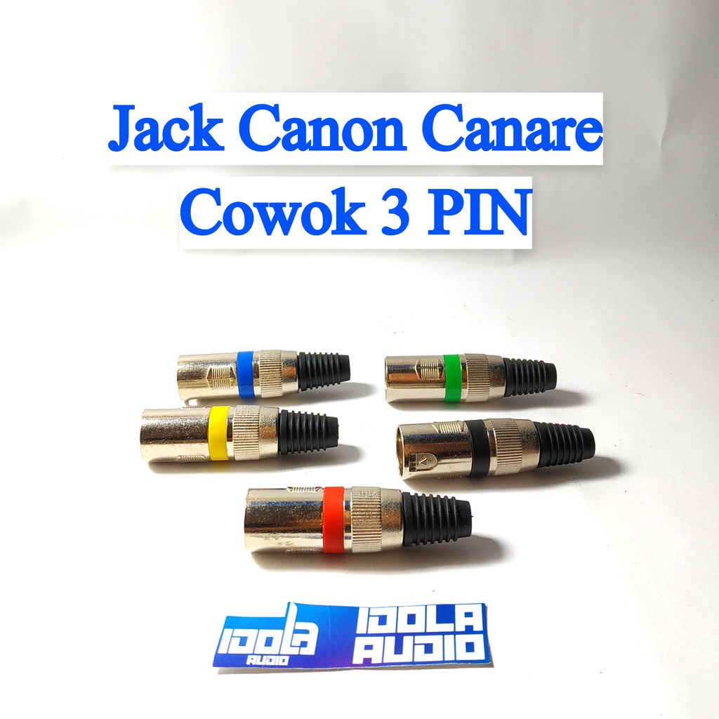 Jual Jack Canon Canare Cowok 3 PIN Jek Male HSC1004 / Cowok Canon ...