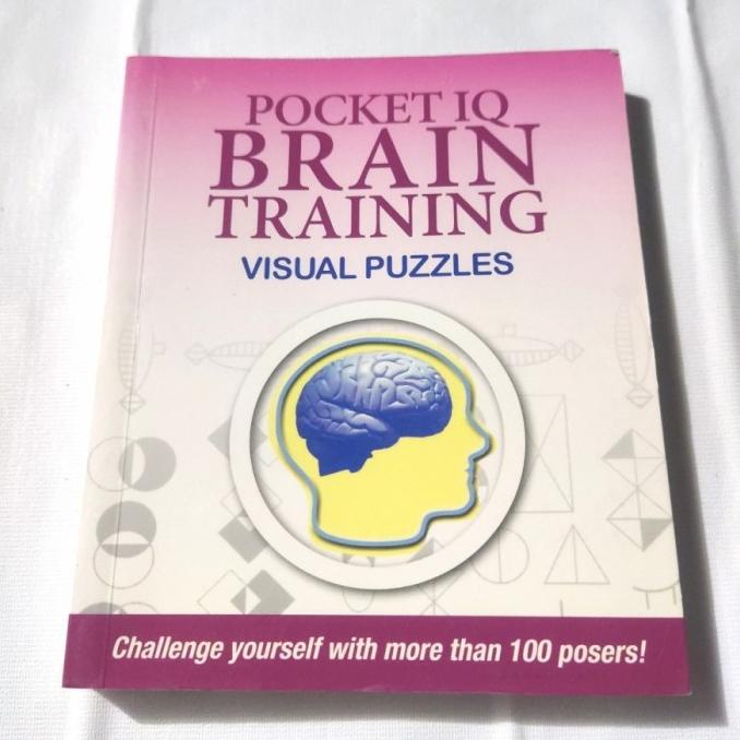 Jual Pocket IQ Brain Training Visual Puzzles Challenge IQ Test Book ...