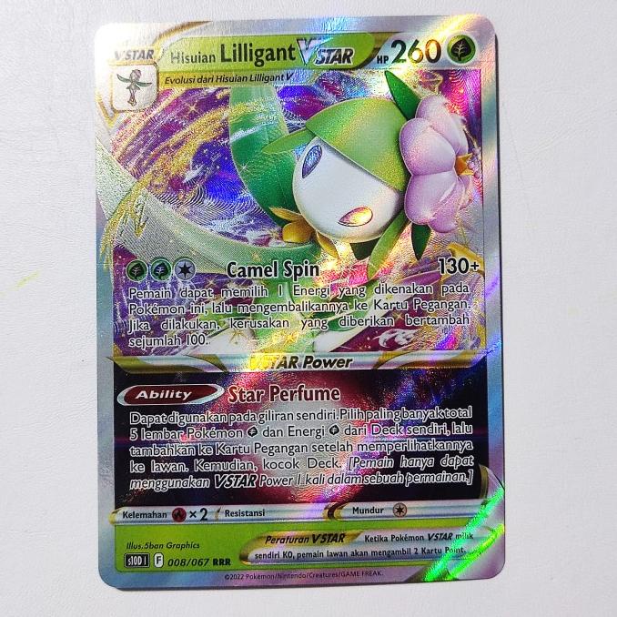 Jual Hisuian Lilligant VSTAR RRR 008/067 S10D - Kartu Pokemon Indonesia | Shopee Indonesia