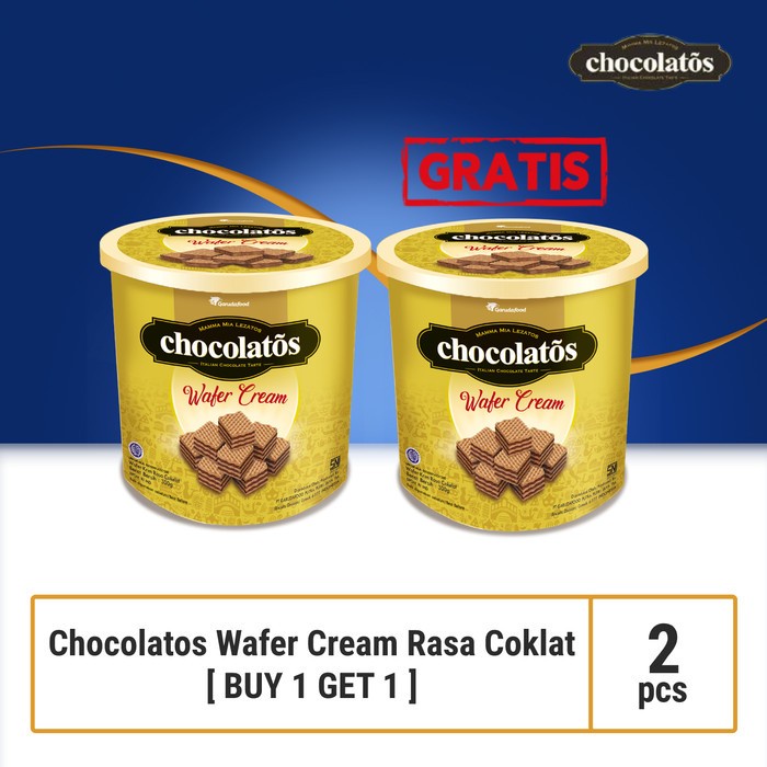 Jual Biskuit Wafer - Chocolatos Wafer Cream - Wafer / Biskuit - 2 ...