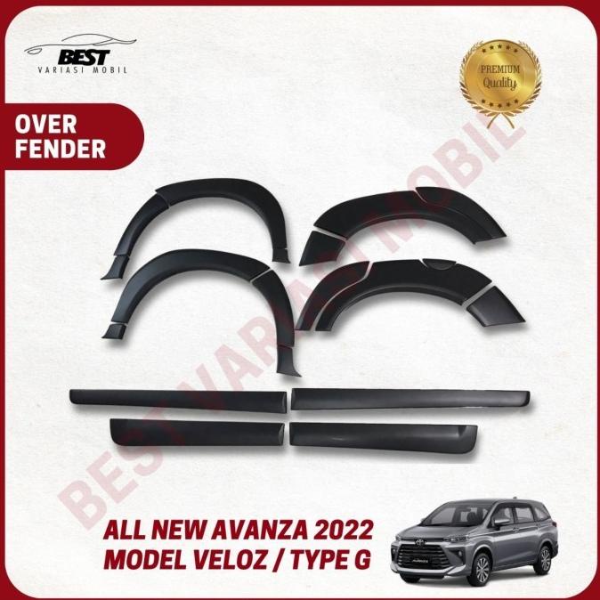 Jual Over Fender All New Avanza 2022 Veloz / Type G Doff Abs | Shopee ...