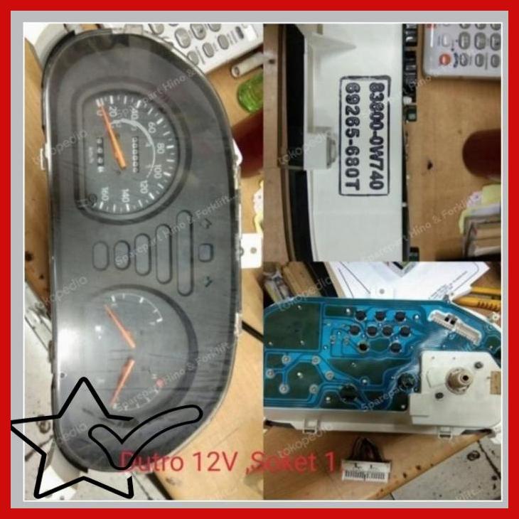 Jual SPEEDOMETER HINO DUTRO 12V + SOCKET 1 , COPOTAN ORIGINAL [HFK ...