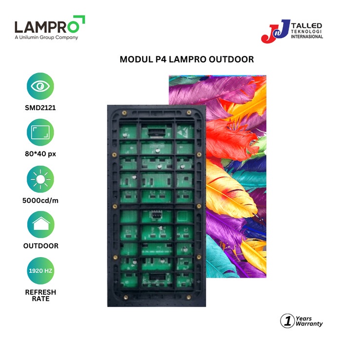 Jual MODUL P4 RGB OUTDOOR VIDEOTRON LAMPRO BY UNILUMIN GROUP 3840Hz ...