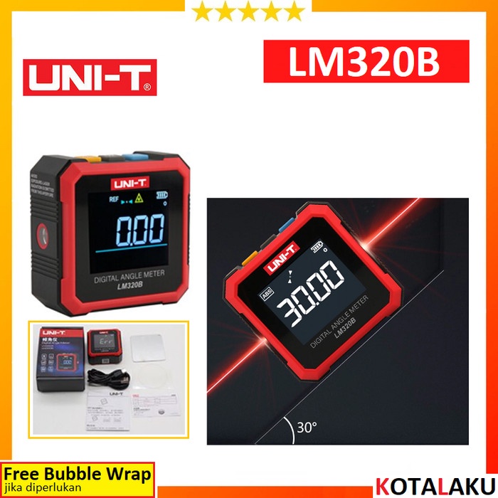 Jual Digital Protractor Inclinometer Busur Derajat Digital Uni T LM320B ...