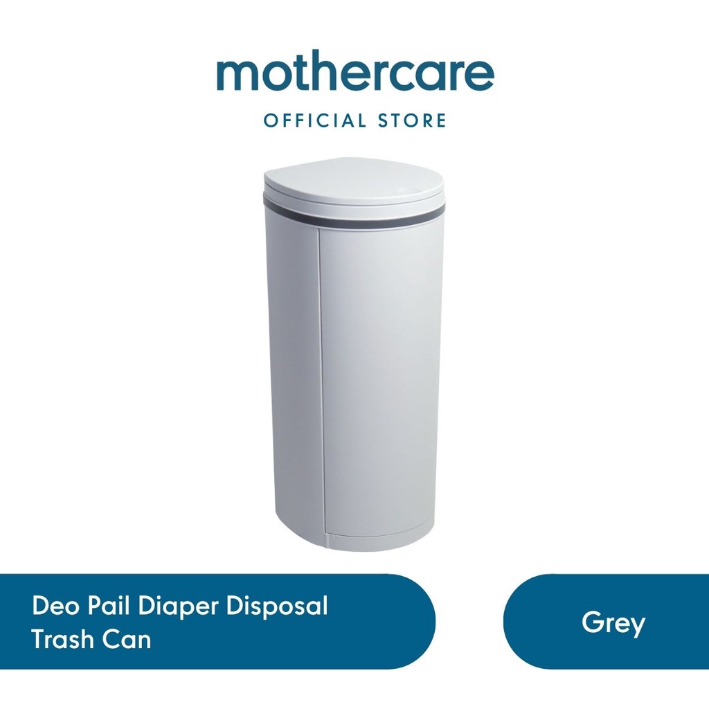 Jual Deo Pail Diaper Disposal Trash Can Grey - Tempat Sampah Pampers ...