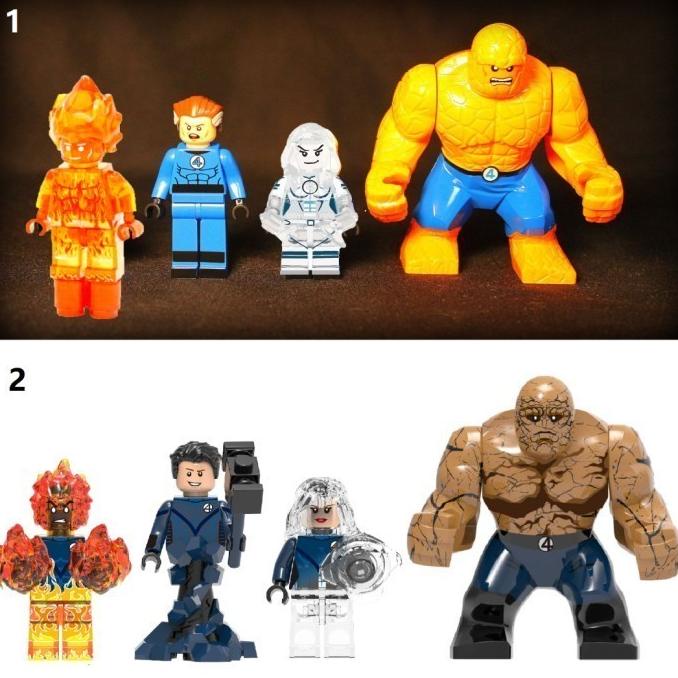 Jual Marvel Mr Fantastic Four Susan Human Torch Thing Minifigure ...