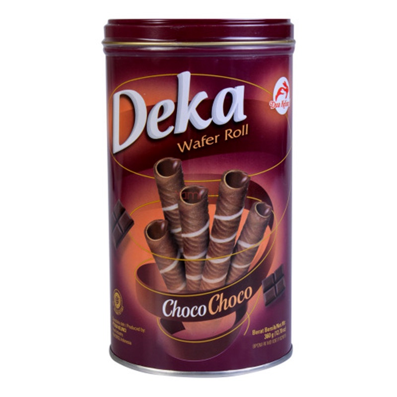 Jual Deka Wafer Roll Choco Kaleng 280 g | Shopee Indonesia