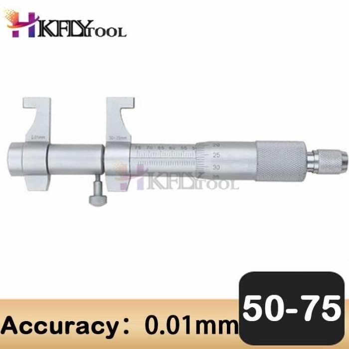 Jual Inside Micrometer 50-75mm Caliper Internal Mikrometer Dalam 50 75 ...