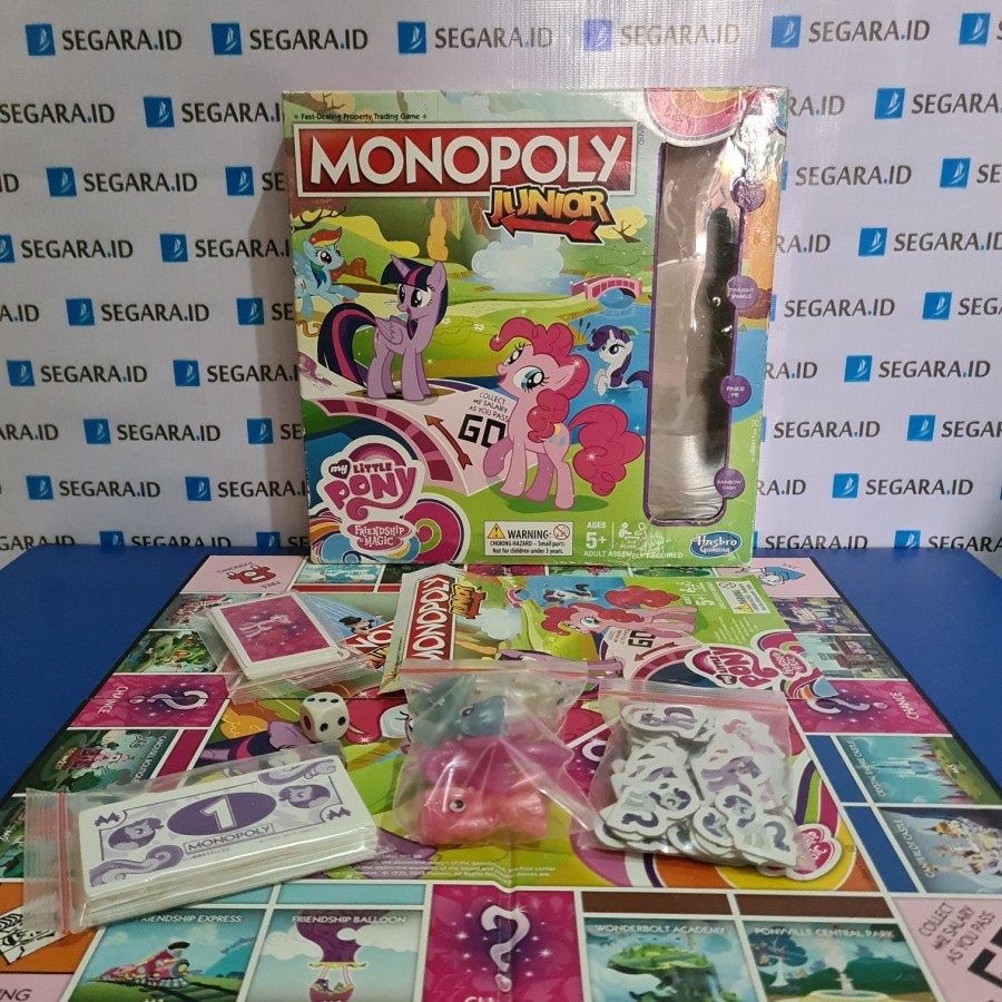 Jual Board Game - Monopoly Junior My Little Pony by Hasbro Stok X ...