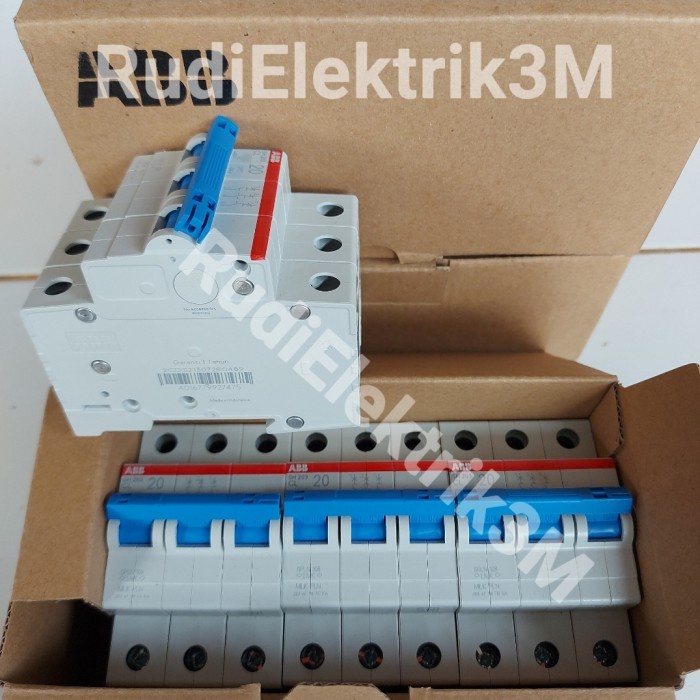 Jual [New] Mcb 3 Phase Abb 20A Asli Pln Terbaru | Shopee Indonesia