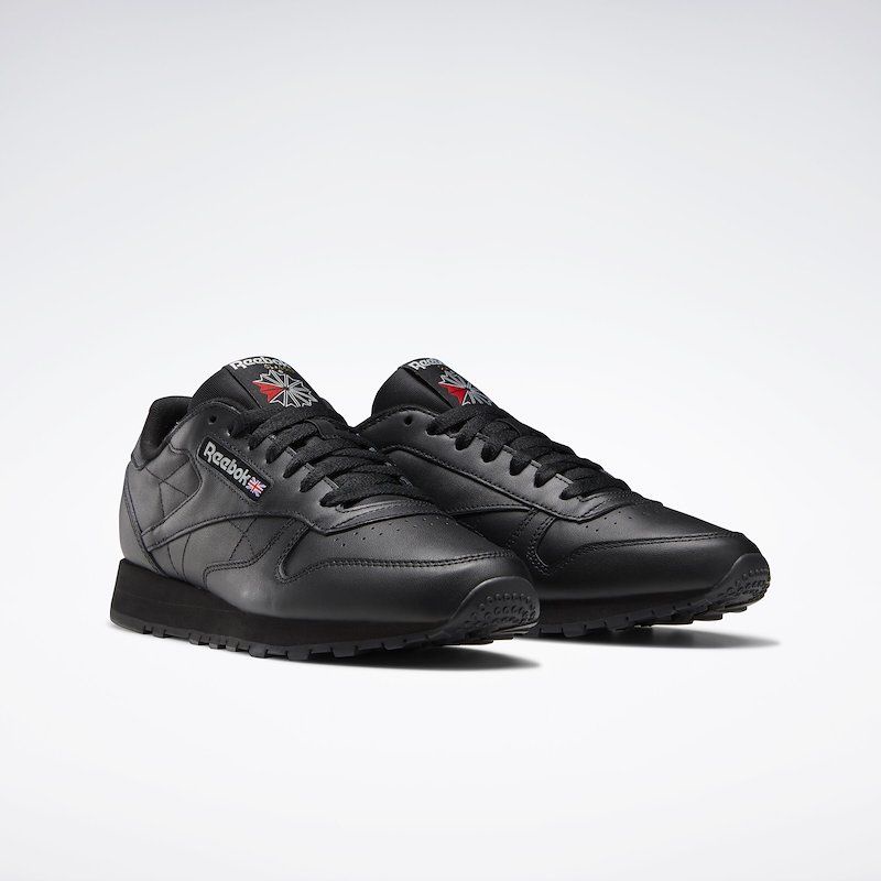 Jual Reebok Classic Leather Monoblack | Shopee Indonesia