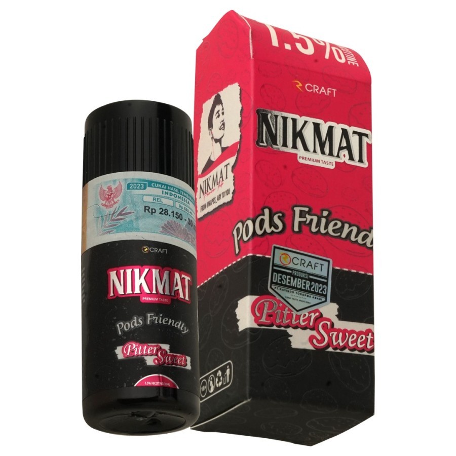 Jual NIKMAT V3 PITTER SWEET PODS FRIENDLY 15MG NIKMAT 30ML ORI by ...
