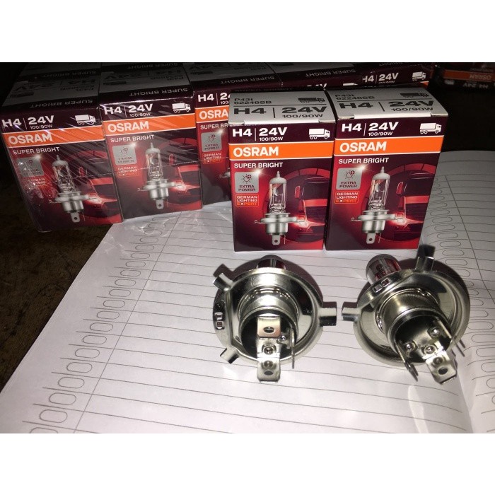 Jual Lampu Bohlam H4 24V 100/90W Osram Best | Shopee Indonesia