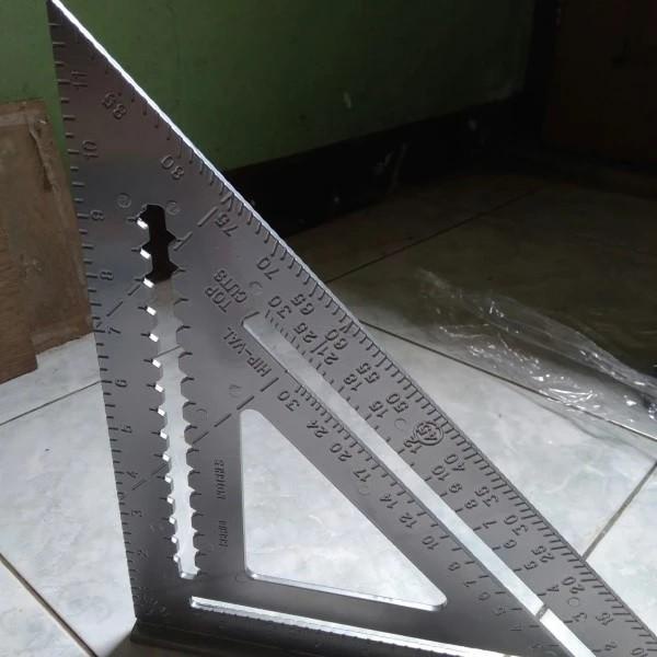 Jual Speed Square 12Inch Woodworking Penggaris Siku Segitiga Tukang ...
