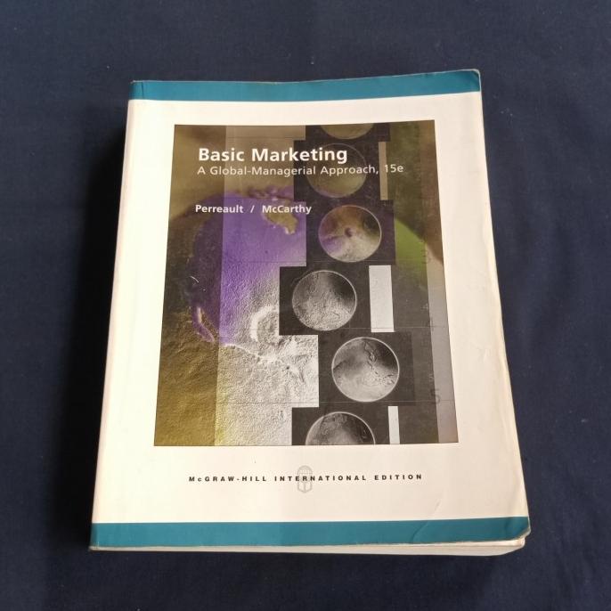 Jual (abat) buku basic marketing a global managerial approach 15e perreault mccart | Shopee ...