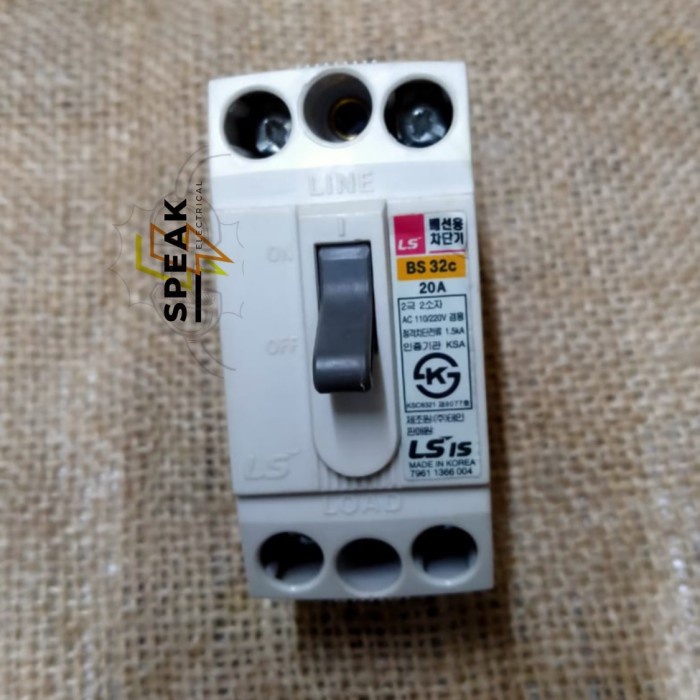 Jual [New] Elcb Ls Bs 32C 20A 2Pole Berkualitas | Shopee Indonesia