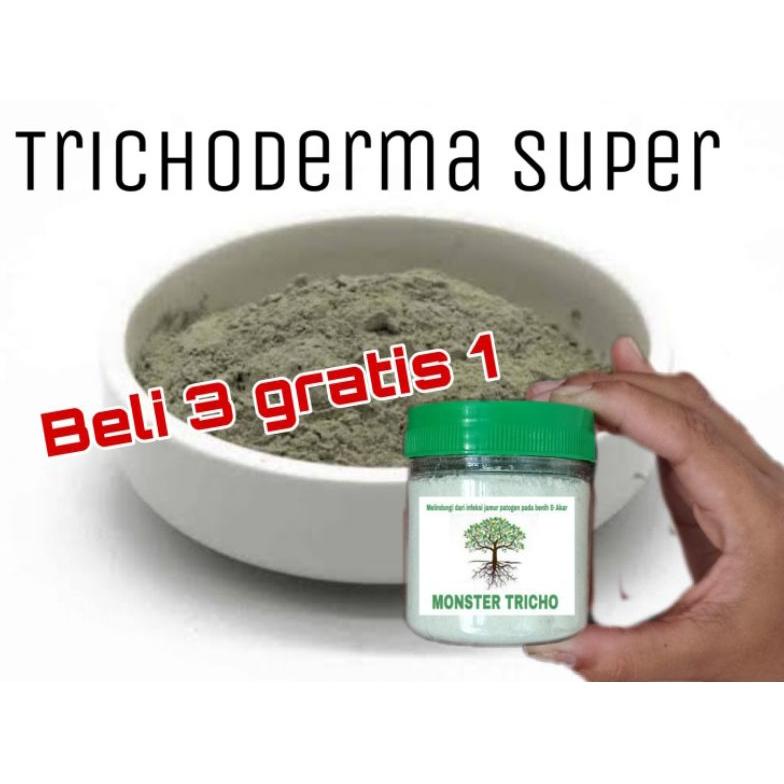 Jual Hot - Monster Tricho, Trichoderma powder fungisida hayati, Beli 3 ...