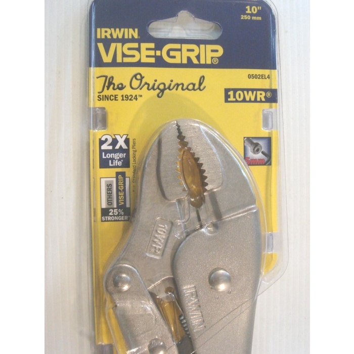 Jual Baru Tang Vise Grip / Tang Buaya 10 Bengkok Irwin Limited | Shopee ...