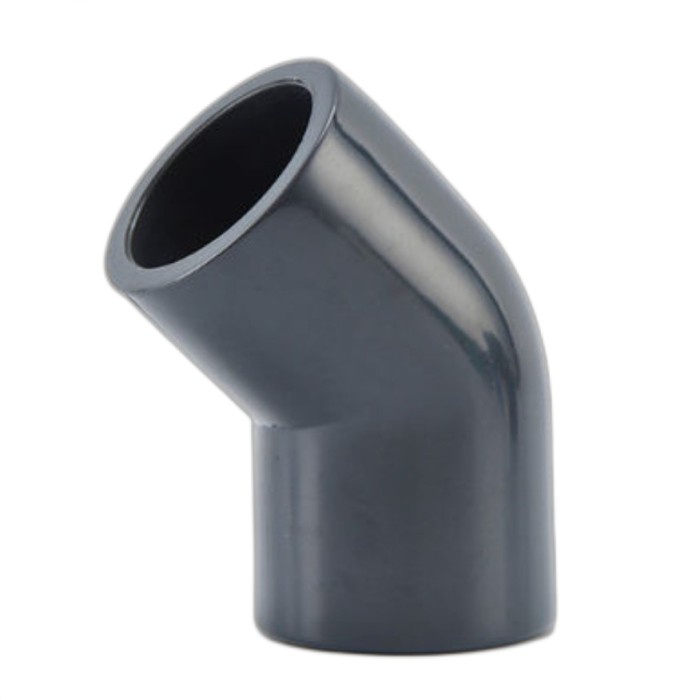 Jual [Original] Keni 45 Pvc 3 Inch Sch80 Knie Elbow 45 Astm Sambungan ...