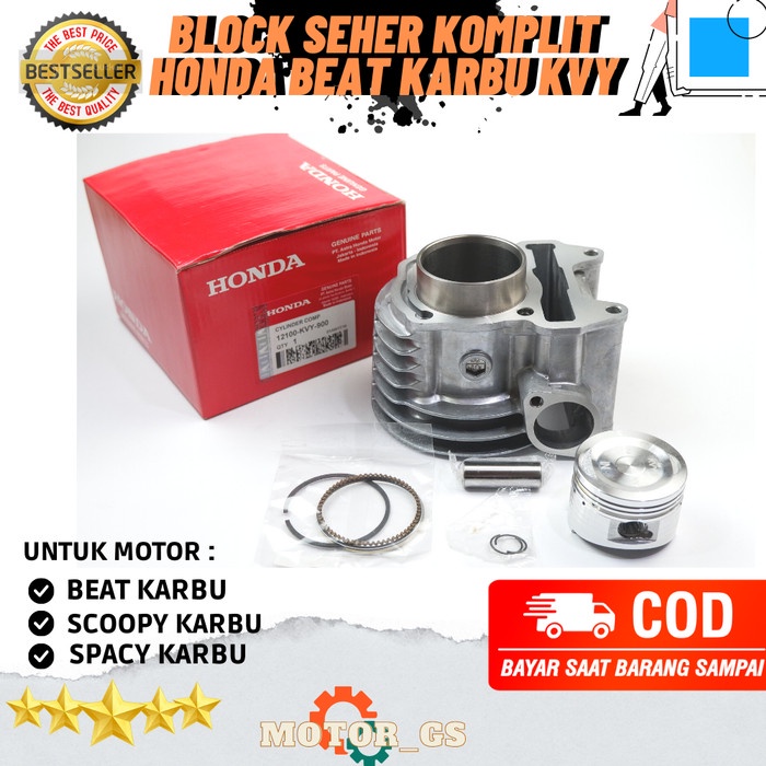 Jual Baru Blok Seher Beat Karbu Block Komplit Sepeda Motor Scoopy Spacy Kvy Diskon | Shopee ...