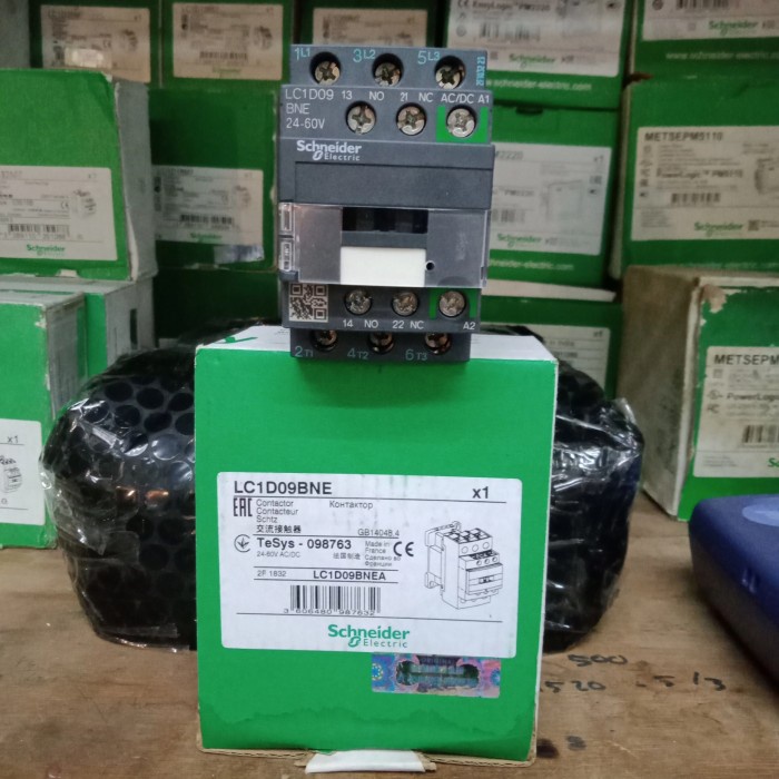 Jual Original Contactor Schneider Lc1D09Bne Substisusi 24V-60Vac/Dc ...