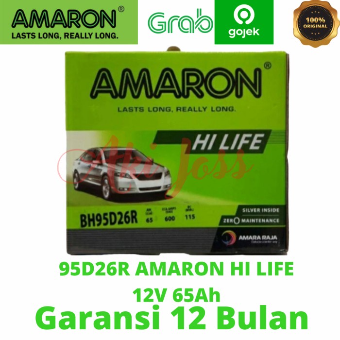 Jual [New] 95D26R Amaron Hi Life Diskon | Shopee Indonesia