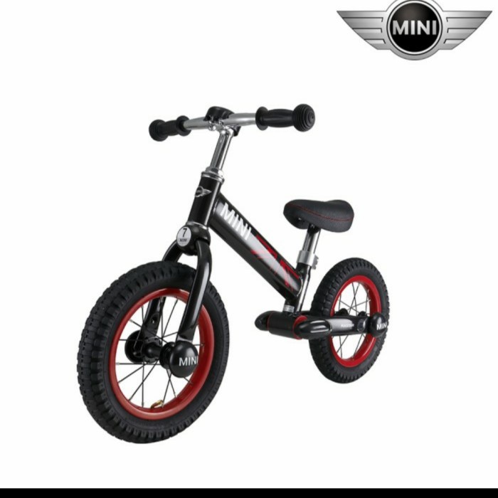 Jual Original Rastar-Mini Cooper 12 Kid Balance Bike - Black - Sepeda ...