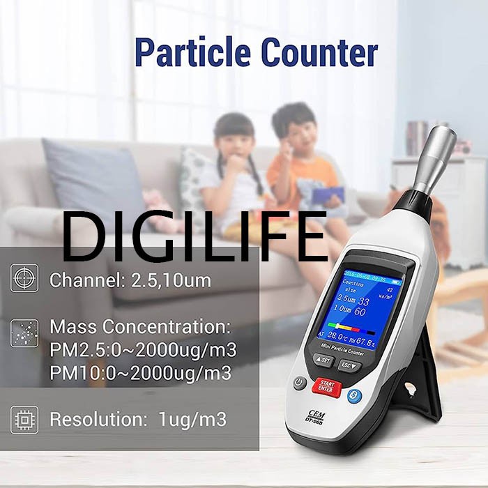 Jual Ori Particle Counter Cem Dt-96 Dust Monitor Pm2.5 Pm10 Dt96 Tester ...